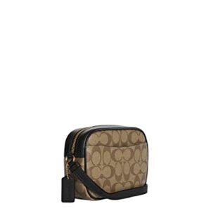 COACH Women's Mini Jamie Camera Bag (Khaki - Black)