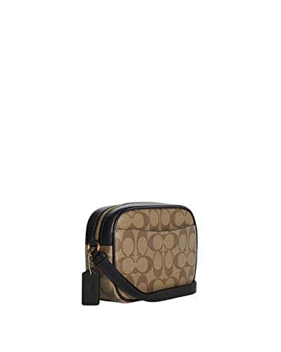 COACH Women's Mini Jamie Camera Bag (Khaki - Black)