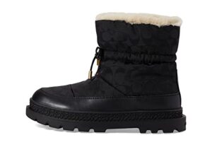 coach kailee nylon bootie black 9 b (m)