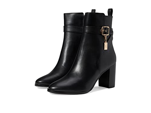 COACH Olivia Leather Bootie Black 9 B (M)