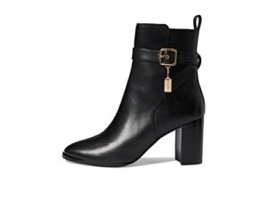 coach olivia leather bootie black 9 b (m)