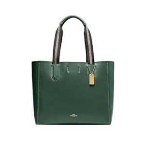 COACH DERBY TOTE IN PEBBLE LEATHER (IM/Everglade)