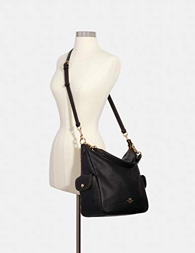 Coach Pennie Leather Shoulder Purse in Black - #6152