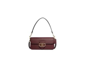 coach morgan shoulder bag (im/black cherry multi)