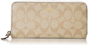 coach(コーチ) women wallet, light khaki/chalk, one size