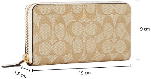 COACH(コーチ) Women Wallet, Light Khaki/Chalk, One Size