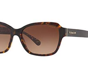 COACH Sunglasses HC 8232 550713 Dark Tortoise