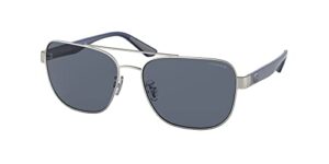 coach sunglasses hc 7122 938287 matte silver