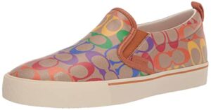 coach pride slip-on skate rainbow signature 10 d (m)