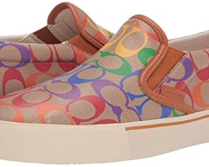 COACH Pride Slip-On Skate Rainbow Signature 10 D (M)