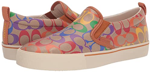 COACH Pride Slip-On Skate Rainbow Signature 10 D (M)