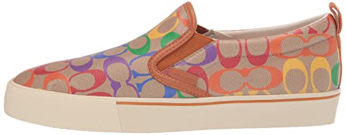 COACH Pride Slip-On Skate Rainbow Signature 10 D (M)