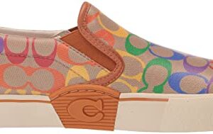 COACH Pride Slip-On Skate Rainbow Signature 10 D (M)