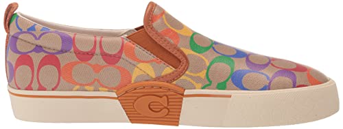 COACH Pride Slip-On Skate Rainbow Signature 10 D (M)