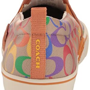 COACH Pride Slip-On Skate Rainbow Signature 10 D (M)