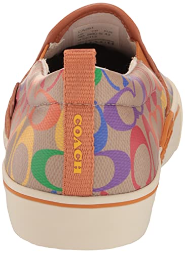 COACH Pride Slip-On Skate Rainbow Signature 10 D (M)