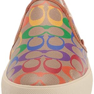 COACH Pride Slip-On Skate Rainbow Signature 10 D (M)