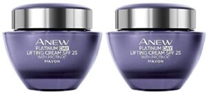 avon 2x anew platinum day lifting cream spf25 with protinol 1.7 oz