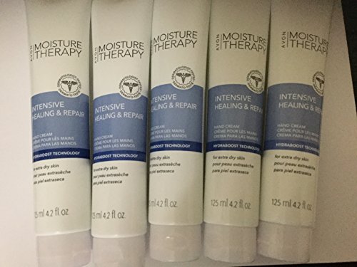 Avon Moisture Therapy Intensive Healing & Repair Hand Cream Lot of 5 125ml 4.2fl