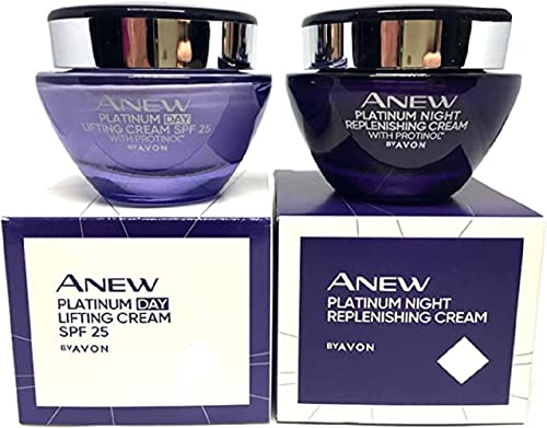 AVON Anew Platinum Day and Night Cream 50ml each pack of 2