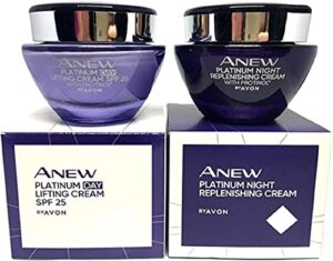 avon anew platinum day and night cream 50ml each pack of 2