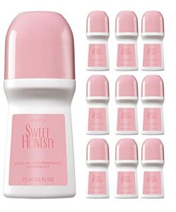 avon sweet honesty roll-on deodorant size 2.6 oz (12 – pack)