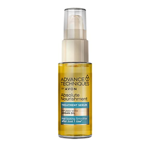 Avon Advance Techniques Moroccan Argan Oil Leave-in Treatment Bottle All Hair Types