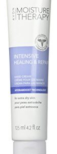 Avon Moisture Therapy Intensive Healing & Repair Hand Cream Extra Dry Skin 4.2 Fl Oz. Fragrance Free - Qty 2