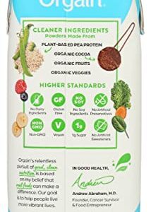 ORGAIN Creamy Chocolate Plant Based Protein Shake, 11 FZ