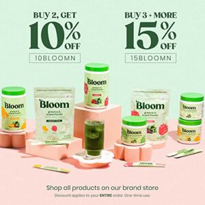 Bloom Nutrition Super Greens Powder Smoothie & Juice Mix - Probiotics for Digestive Health & Bloating Relief for Women, Digestive Enzymes with Superfood Spirulina & Chlorella for Gut Health (Original)