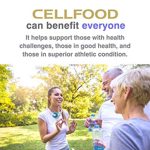 Cellfood Liquid Concentrate, 1 fl oz - Oxygen + Nutrient Supplement - Supports Immune System, Energy, Endurance, Hydration & Overall Health - Gluten Free, Cert. Kosher - Makes Over 22 Quarts