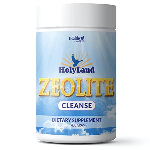 HolyLand Zeolite Cleanse | Zeolite Detox Powder (400 Gram Value Size) | Natural, Activated Clinoptilolite - Supports Energy, Mental Focus, pH Balance, Immune Defense, & Optimal Gut Health