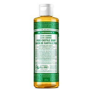 dr. bronner’s pure-castile liquid soap (8 oz, almond)