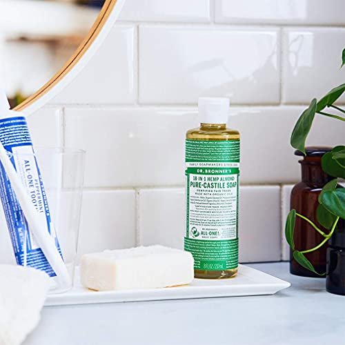 Dr. Bronner’s Pure-Castile Liquid Soap (8 oz, Almond)