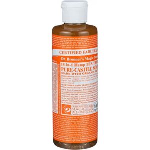 dr. bronner’s castile liq sp,og3,t/tree 8 oz 1-ea