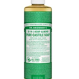 Dr. Bronner's Almond Liquid Castile Soap 16 Fl Oz liquid