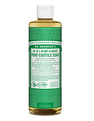 Dr. Bronner's Almond Liquid Castile Soap 16 Fl Oz liquid