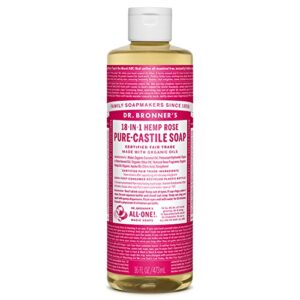 dr bronner soap liq rose