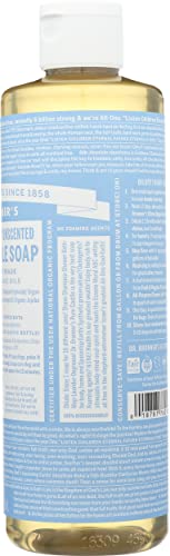 Dr Bronner Soap Liq Cstle Baby Unscented