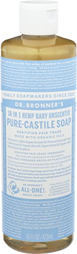 Dr Bronner Soap Liq Cstle Baby Unscented