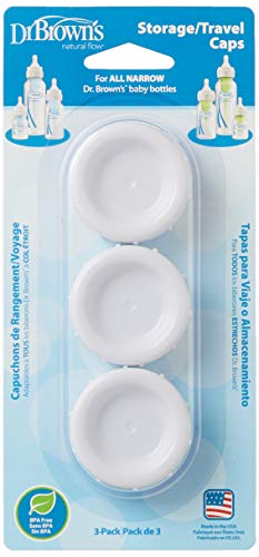 Dr. Brown’s Natural Flow® Storage/Travel Caps, Narrow 3-Pack