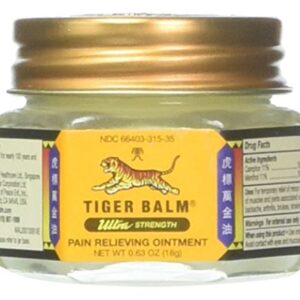 Tiger Balm Ultra Strength Pain Relieving Ointment Non-Staining 18 gm