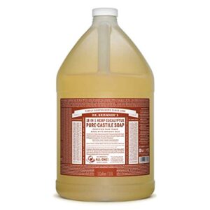 dr bronner’s eucalyptus castile soap (1xgal)