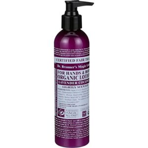 dr. bronner’s & sun dog’s magic body care organic lotions lavender coconut 8 fl. oz.