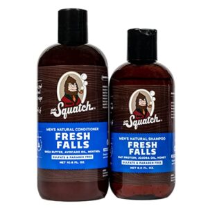 dr. squatch fresh falls shampoo + conditioner hair bundle