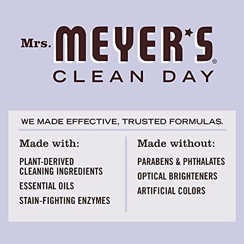 Mrs. Meyer's Liquid Laundry Detergent, Biodegradable Formula Infused with Essential Oils, Lavender, 64 oz (64 Loads)