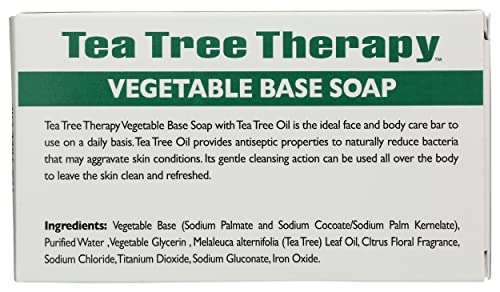 Tea Tree Therapy Vegetable Base Soap - 3.9 Oz