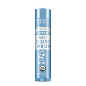 dr. bronner’s organic lip balm – naked – 0.15 oz