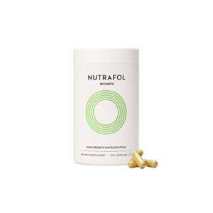 nutrafol women’s hair growth supplement | ages 18-44 | clinically proven for visibly thicker & stronger hair | dermatologist recommended | 1 bottle | 1 month supply