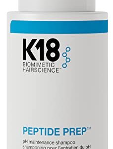 K18 PEPTIDE PREP Cleansing pH Maintenance Color Safe Shampoo for Daily Use - Powerful yet Non-stripping Formula is Designed with an Optimized pH, 8.5 Fl Oz